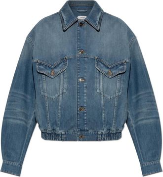Versace Denim Blouson - - Jackets - Damen - Blau - L