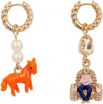 Essentiel Femme, Accessoires, Multicolore, Taille: ONE Size Jessika Earrings