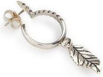 Emanuele Bicocchi Boucle doreille feuille en argent