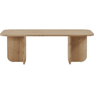 Calicosy Table basse rectangulaire avec plateau aux bords arrondis L120 cm - BECAJ