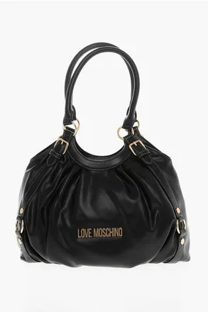 Moschino LOVE MOSCHINO Faux Leather Bucket Bag with Golden Details size Unica