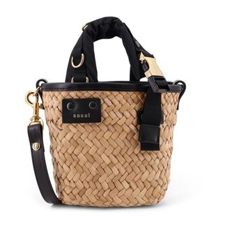 sacai Femme, Sacs, Beige, Taille: ONE Size Sac Tiss&eacute; Bi-Directionnel