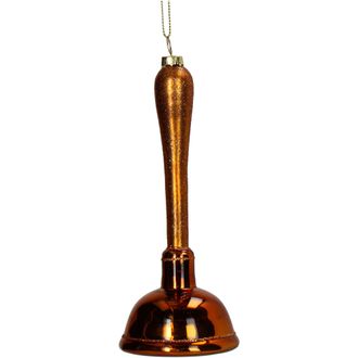 HD Collection Christbaumschmuck Glas 16cm - Saugglocke P&ouml;mpel Aufh&auml;ngen - Weihnachtsbaum Anh&auml;nger f&uuml;r Weihnachten - Christbaumanh&auml;nger & Weihnachtsbaumschmuck - Bra