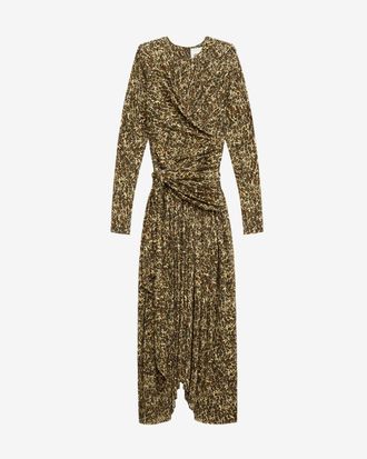 Isabel Marant Robe Zeidi - Femme - Marron - Taille38 - Isabel Marant