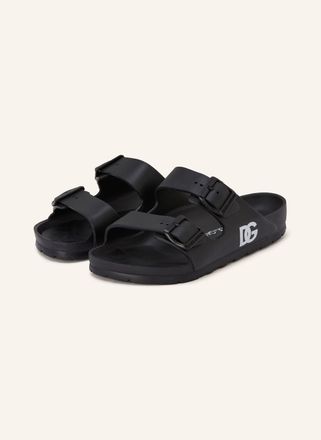 Dolce & Gabbana Pantoletten schwarz