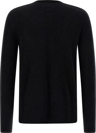 Rick Owens Wool Cut-Out Sweater - Black