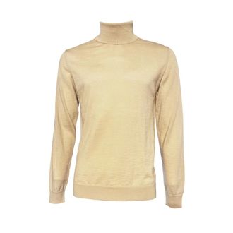 Daniele Fiesoli Homme, Pulls, Beige, Taille: L 2023/02 DF 0025 Turtleneck