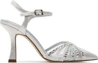 Menbur Femme, Chaussures, Gris, Taille: 37 EU Slingback Laminata