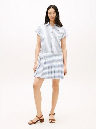 Tommy Hilfiger Robe chemise courte &agrave; boutons dor&eacute;s