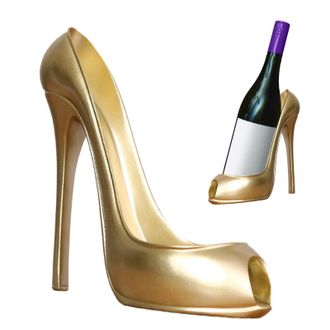Generic Kreative High Heel Weinregal Ornament - Harz Tischplatte Weinst&auml;nder, Elegante Einzelne Flaschenhalter F&uuml;r K&uuml;che, Esszimmer, Party Dekoration, Wohnkul