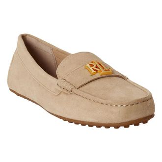 Ralph Lauren Femme, Chaussures, Beige, Taille: 37 EU Barnsbury Suede Mocassins