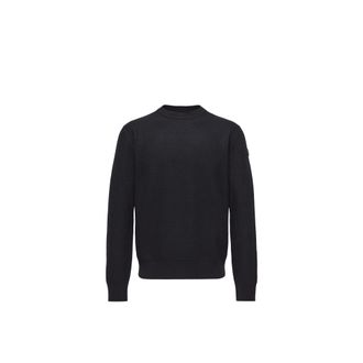 Moncler Moncler Textured Cashmere & Wool Sweater, Homme, Bleu, Taille: 3xl