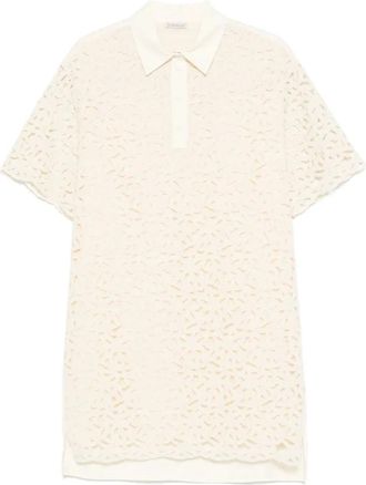 Moncler Femme, Robes, Beige, Taille: 40 FR Panelled Mini Dress