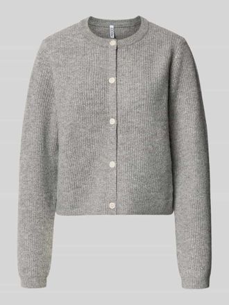 Pieces Strickjacke mit Woll-Anteil Modell SILLY