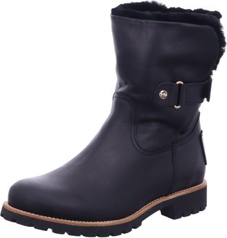 Panama Jack Felia Igloo Travelling Mid-Calf Boots f&uuml;r Damen, Farbe: Schwarz, Gr&ouml;&szlig;e 37 EU