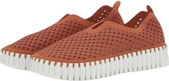 Ilse Jacobsen HORNBAEK Tulip 3373 Chaussures compens&eacute;es &agrave; enfiler pour femme, Brique l&eacute;g&egrave;re, 37/37.5 EU