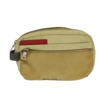 Prada Pre-owned Nylon pouches - - Pre-owned - Damen - Beige - ONE SIZE