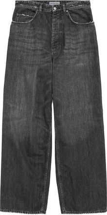 Balenciaga Straight Leg Jeans - Grau