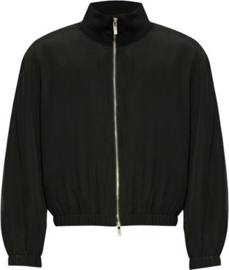 Helmut Lang Homme, Vestes, Noir, Taille: L Bomber Zipp&eacute;