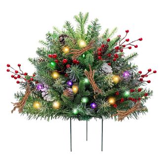 Generico Weihnachten im Freien, Feiertage, Kunstpflanzen, saisonale Heimdekoration f&uuml;r Weihnachtsfeiern, Friedhof