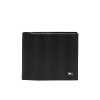 Tommy Jeans Homme, Accessoires, Noir, Taille: ONE Size Portefeuille Bifold en Cuir
