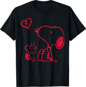Peanuts Snoopy Woodstock Broken Heart T-Shirt