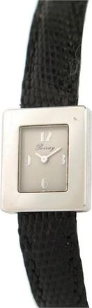 Poiray Uhr - POIRAY MA PREMIERE MINI-STAHLUHR 21MM EIDECHSE QUA - Gr. unisize - in Silber - f&uuml;r Damen