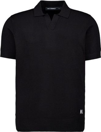 Karl Lagerfeld Herren Polo-Shirt schwarz