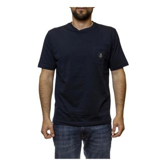 RefrigiWear Homme, Tops, Bleu, Taille: S T-shirt Pierce
