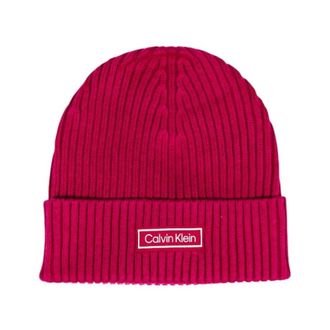 Calvin Klein Cotton Cashmere Blend Cap - - Accessories - Herren - Rosa - ONE SIZE