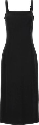 Dolce & Gabbana Femme, Robes, Noir, Taille: 44 FR Milano Rib Sheath Dress