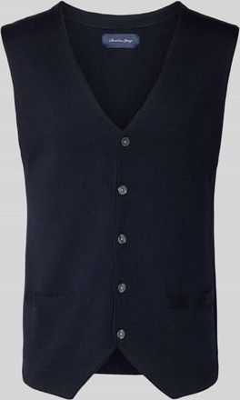 Christian Berg Wollweste mit V-Ausschnitt