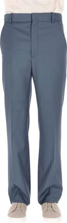 Kenzo Homme, Pantalons, Bleu, Taille: W42 Pantalon de tailleur droit