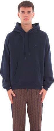 Lacoste Homme, Sweatshirts et sweats à capuche, Bleu, Taille: S Sweat à Capuche Molletonné Épais