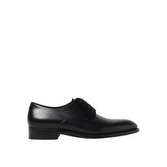 Saint Laurent Leder Oxford Brogue Schuhe - - Shoes - Herren - Schwarzk - 43 EU