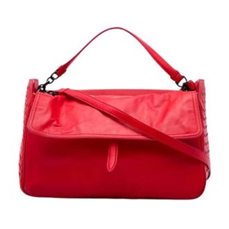 Bottega Veneta Pre-owned Gewebte Nappa Ledertasche - - Pre-owned - Damen - Rot - ONE SIZE