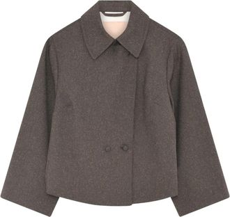 Gustav Zweireihiger Mantel - - Coats - Damen - Braun - S