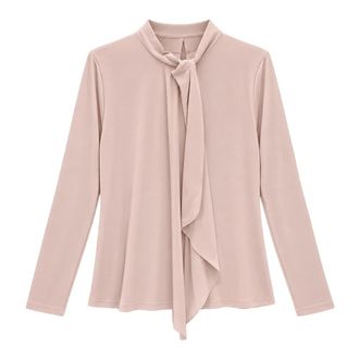 Seventy Elegante Bluse mit Schal - - Blouses & Shirts - Damen - Rosa - S