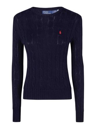 Polo Ralph Lauren Pull Col Rond - Bleu