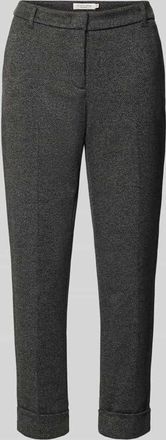 Christian Berg Straight Fit Cropped Hose mit Umschlag