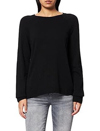Benetton Maille M/L 1035d1p17 Sweater, Noir 700, L Femme
