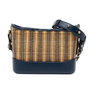 Chanel Pre-owned Gewebte Umh&auml;ngetasche - - Pre-owned - Damen - Blau - ONE SIZE