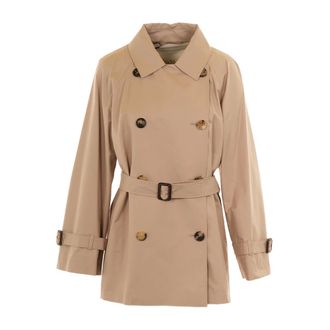 Max Mara Femme, Manteaux, Beige, Taille: 38 FR Calle Trench