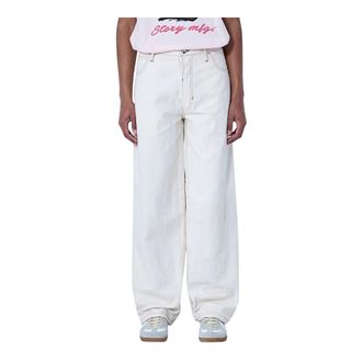 Story mfg. Wide-Leg Denim-Hose - - Jeans - Herren - Beige - S