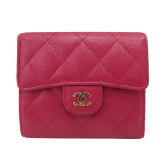 Chanel Pre-owned Leder Portemonnaies - - Pre-owned - Damen - Rosa - ONE SIZE