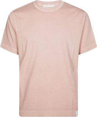 Daniele Fiesoli Homme, Tops, Rose, Taille: L T-Shirt GC Lavata Collo Montato