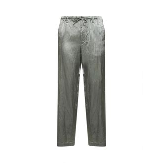 Dries Van Noten Homme, Pantalons, Gris, Taille: L Pantalon droit