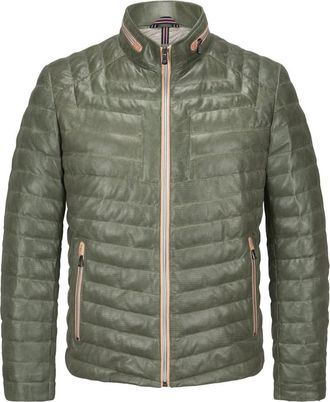 Milestone Gesteppte Lederjacke mit Sorona-Isolation in