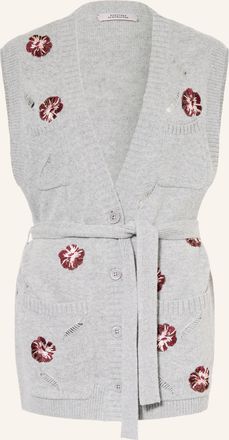Dorothee Schumacher Dorothee Schumacher Strickweste Blooming Statements Mit Cashmere rot
