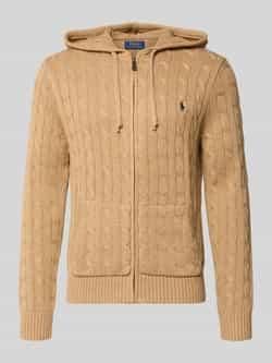 Polo Ralph Lauren Regular Fit Strickjacke aus reiner Baumwolle